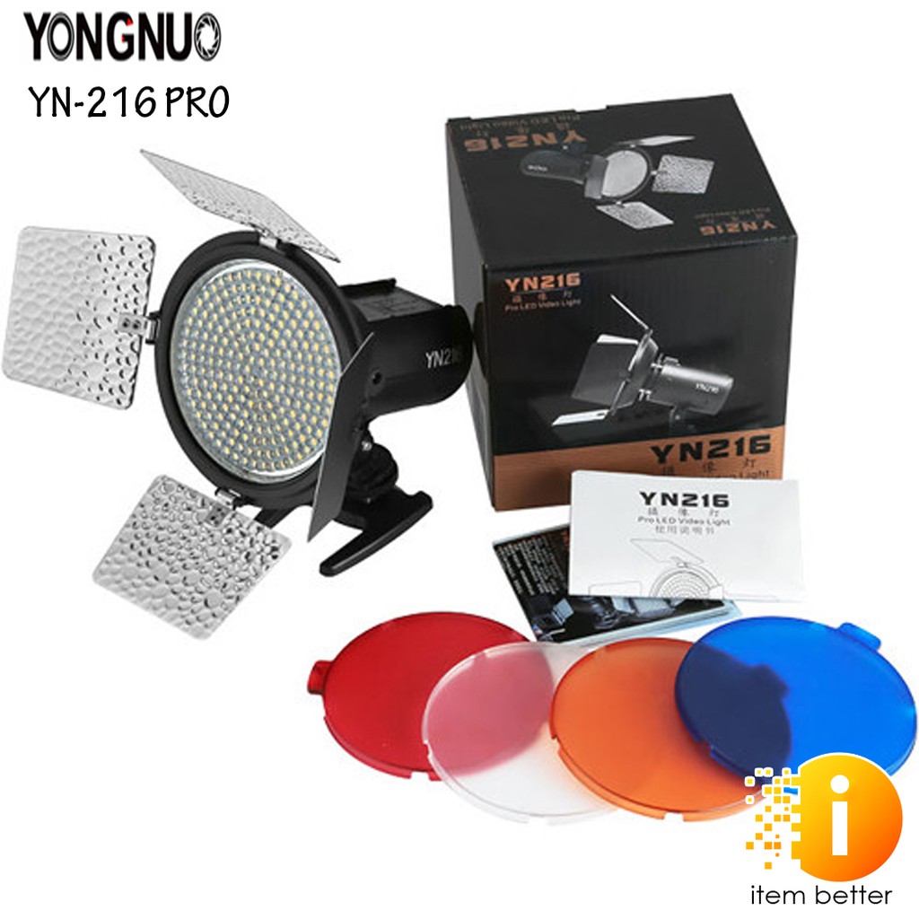 ไฟต่อเนื่อง LED YONGNUO YN216 Pro LED Video Light For Canon Nikon DSLR ...