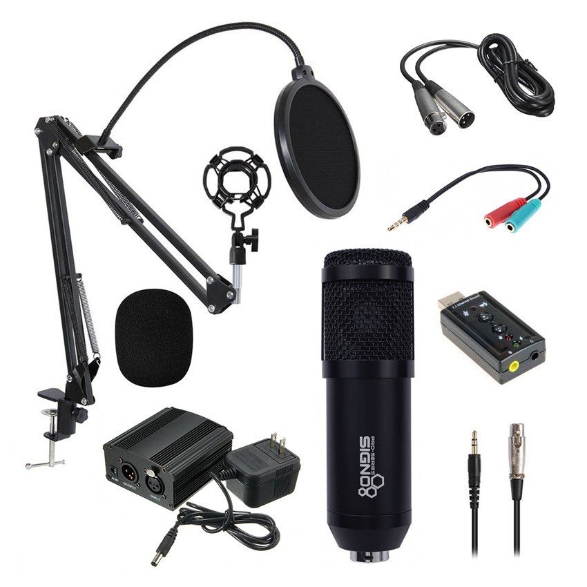 SIGNO MP-701 ไมโครโฟน USB Condenser Microphone Sound Recording เสียงดี ...