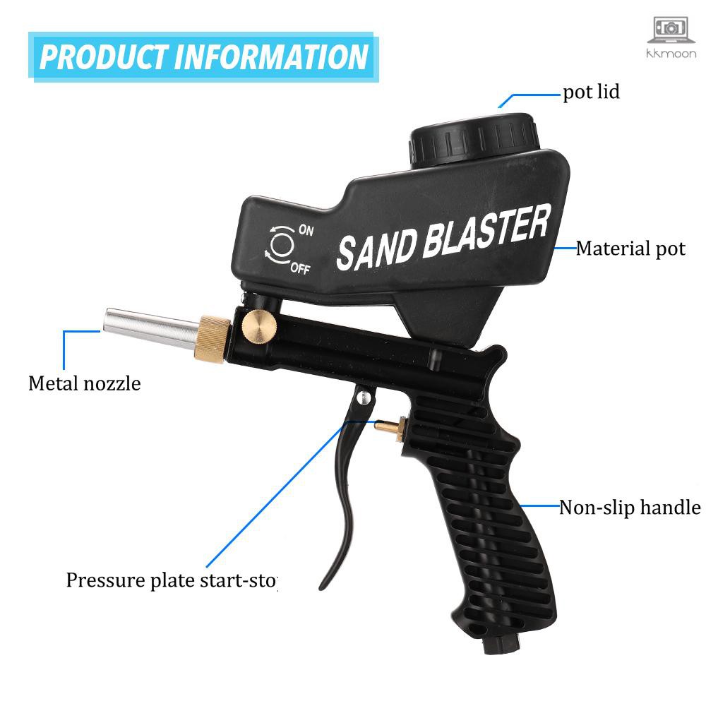 Portable Gravitation Sandblasting Machine Pneumatic Sand Blasting Set ...
