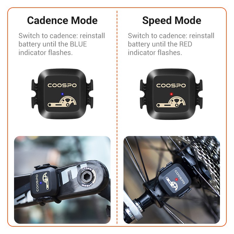 CooSpo CadenceSpeed Rpm Sensor Bluetooth 4.0 ANT Road Bike Mtb For ...