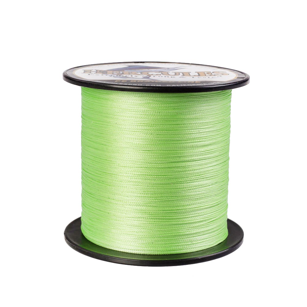 500M Fluorescent Green 6lb-100lb Hercules Pe Braid Fishing Line Strong ...