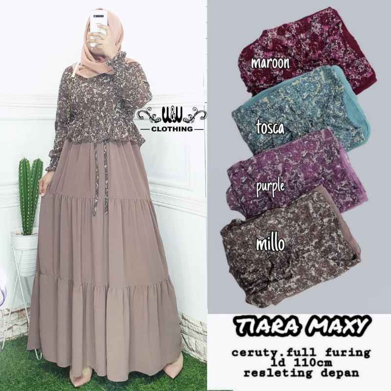 ราคาถูกราคาถูก ... ชุดเดรส Delisya (Ld 105 Pj 140) สําหรับชาวมุสลิม ...