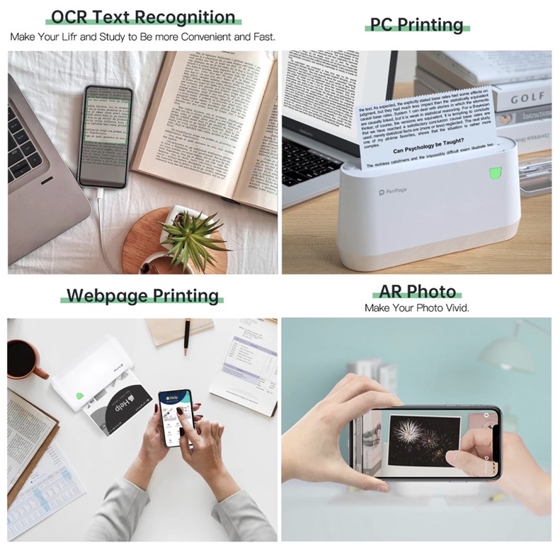 Peripage A9 A9Max เครื่องปริ้นท์แบบพกพา เชื่อมต่อแอพขนส่งได้ ผ่าน Bluetooth - ggstore_official ...