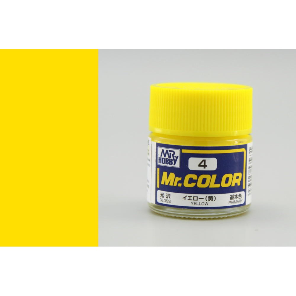 สีสูตรทินเนอร์ Mr.Color C4 Yellow ( เหลือง ) | Shopee Thailand