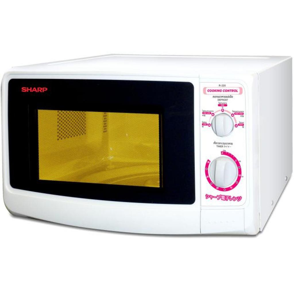 SHARP ไมโครเวฟ 22ลิตร กำลังไฟ 800w รุ่น R-220 รับประกันศุนย์ 1 ปี | Shopee Thailand