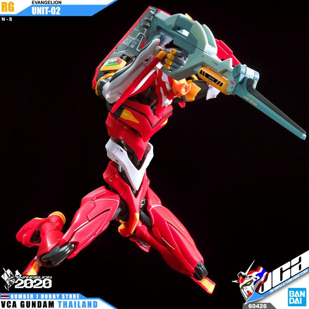 BANDAI REAL GRADE RG EVANGELION UNIT 02 โมเดล อีวานเกเลียน VCA GUNDAM ...