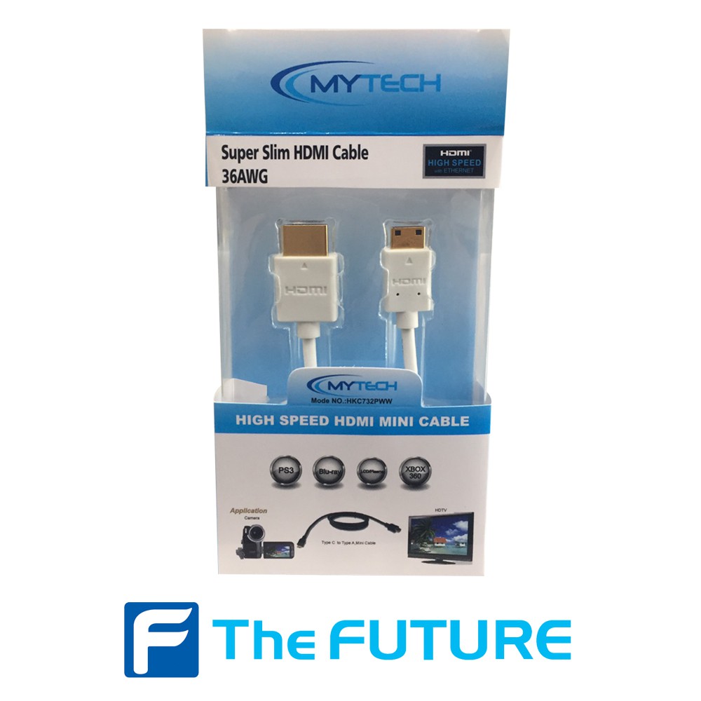 MyTech Super Slim HDMI Cable 36AWG Model No. 732PWW (HKC732PWW ...