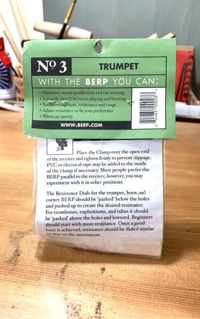 เครื่องช่วยฝึกซ้อมทรัมเป็ต berp trumpet - ceciliamusic168 - ThaiPick