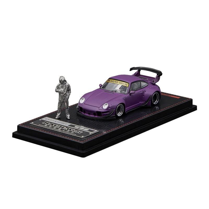 (IG MODEL) RWB 993 Matte Purple With Mr. Nakai metal figurine 1:64 ...