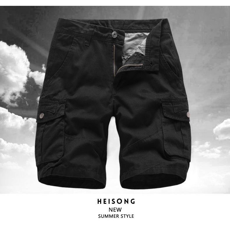 Tactical Cargo Army Pocket Short Pants Combat Retro Shorts Multi ...