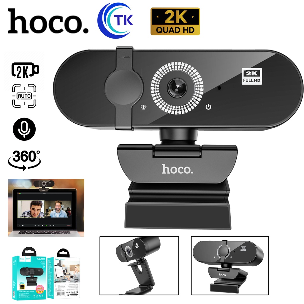 Hoco USB Web Camera 2K DI22 DI23 กล้องเว็บแคม WEBCAM ระบบออโต้โฟกัส ...