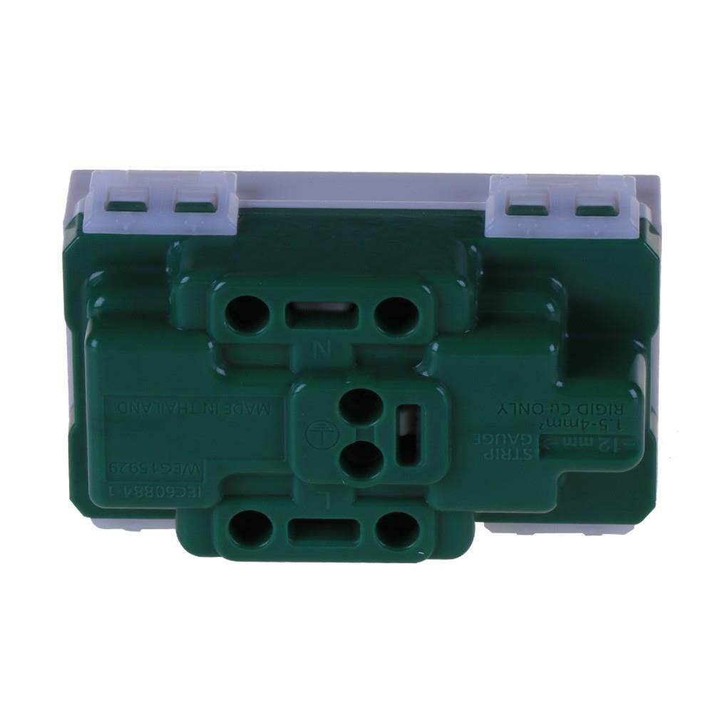 เต้ารับคู่ 3 ขา มีกราวด์ PANASONIC WEG 15929 DOUBLE SOCKETS 2P ...