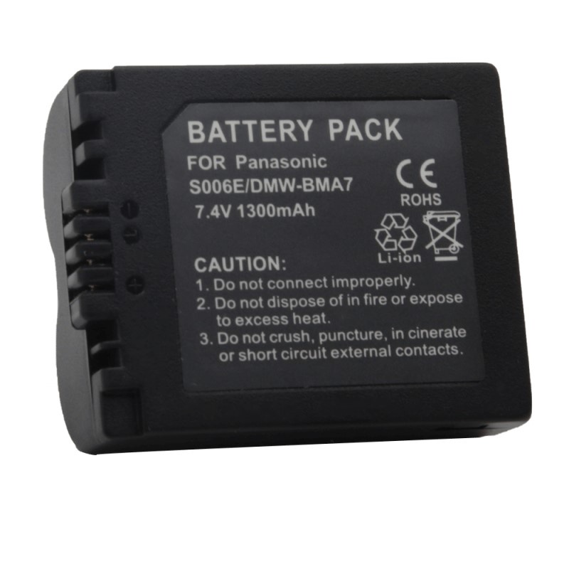 CGA-S006E สำหรับ Panasonic DMC-FZ7 FZ8 FZ18 FZ28 DMW-BMA7 แบตเตอรี่กล้องดิจิตอล - 4blf65i8ve ...