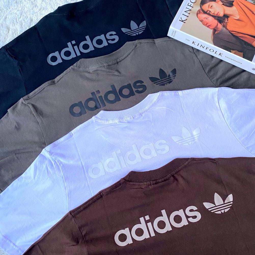 ส่งฟรี ของแท้ 100 - ADIDAS BACK LOGO เสื้อยืด - ADDS Unisex เสื้อยืด ...