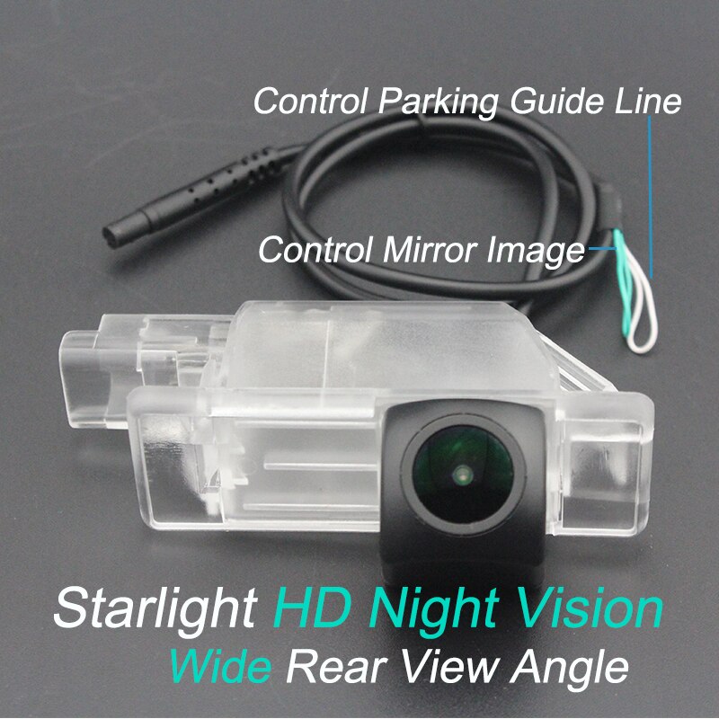 For Peugeot 508 3008 308 2013 2014-2016 Fisheye Lens RCA Interface Rear ...