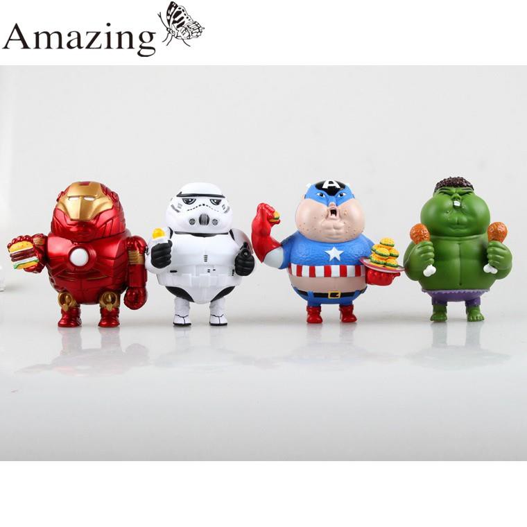 【E-】ฟิกเกอร์โมเดล The Avengers Iron Man Marvel Movies สําหรับเด็ก ...