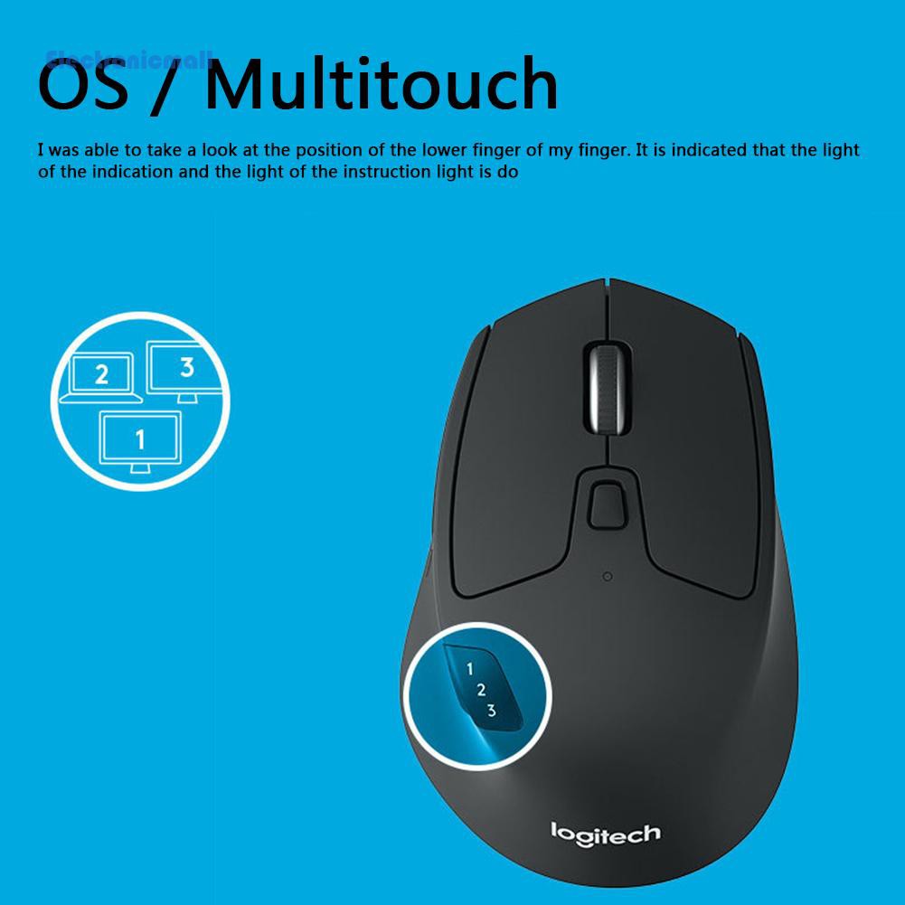 ElectronicMall01 Logitech M720 Bluetooth Wireless Mouse Gaming Computer ...