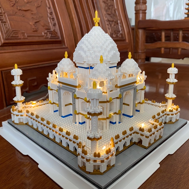 Puzzle high difficulty Lego Taj Mahal building blocks adult adults ...