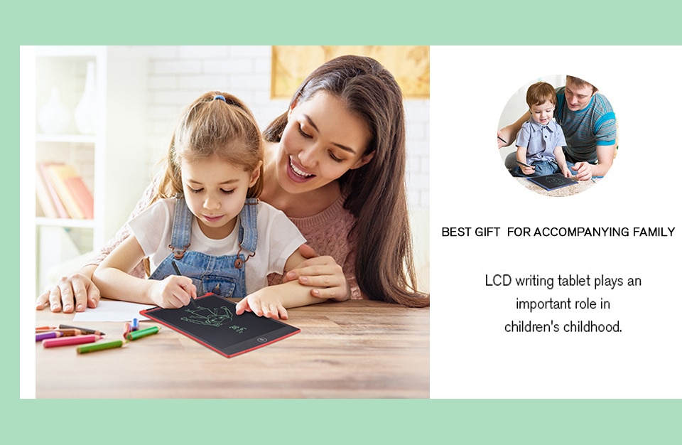 6 Style Drawing Toys LCD Writing Tablet Erase Drawing Tablet Electronic ...
