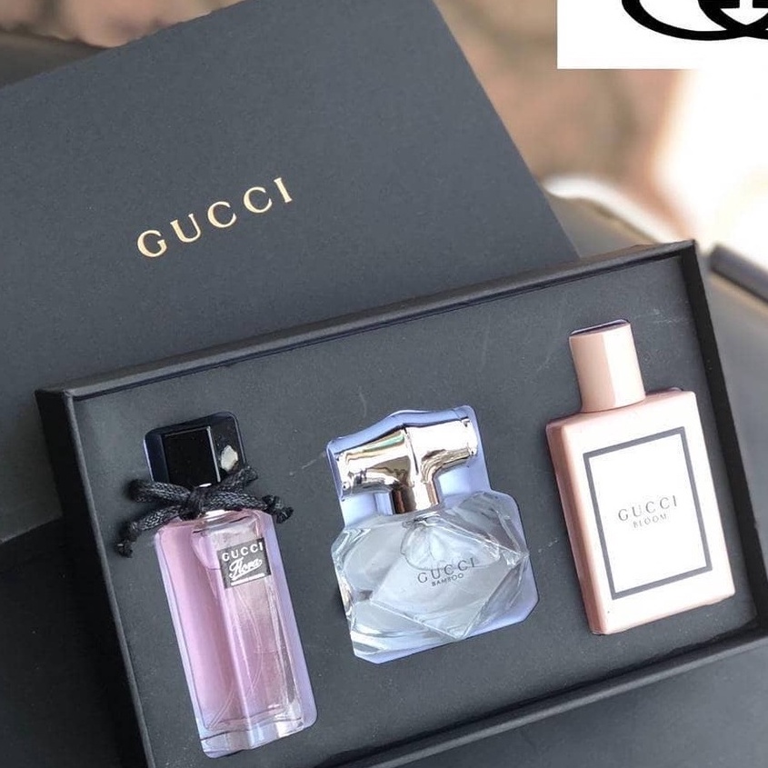 GUCCI Miniature Perfume Collection Set 3 in 1 For Women s6SS | Shopee ...