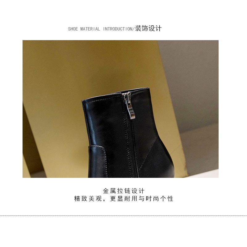 รองเท้าบู้ทส์มาร์ตินสําหรับสตรีเครื่องหนัง - jsh_jh_kj.th - ThaiPick