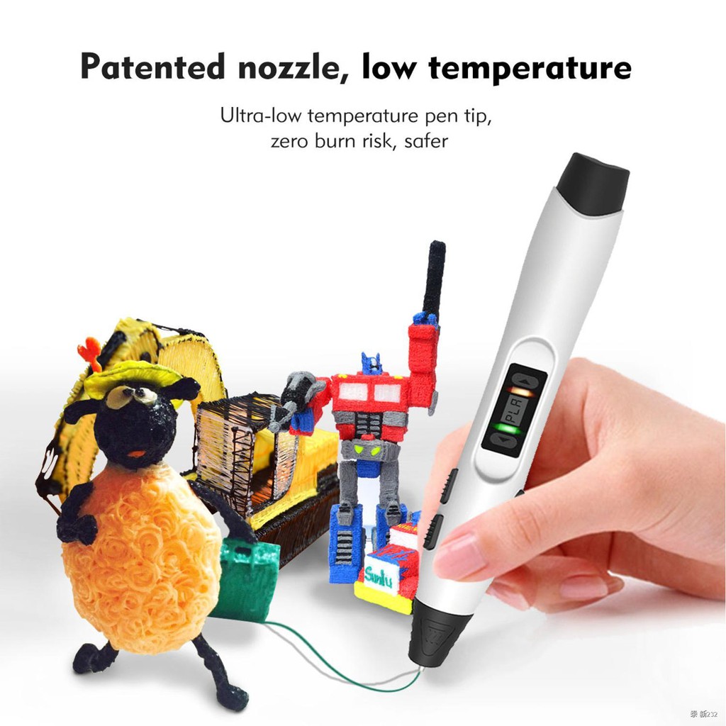 Enotepad 3D Printing Pen SL 300A 4 Colors With 10m10rolls PLA Filament ...