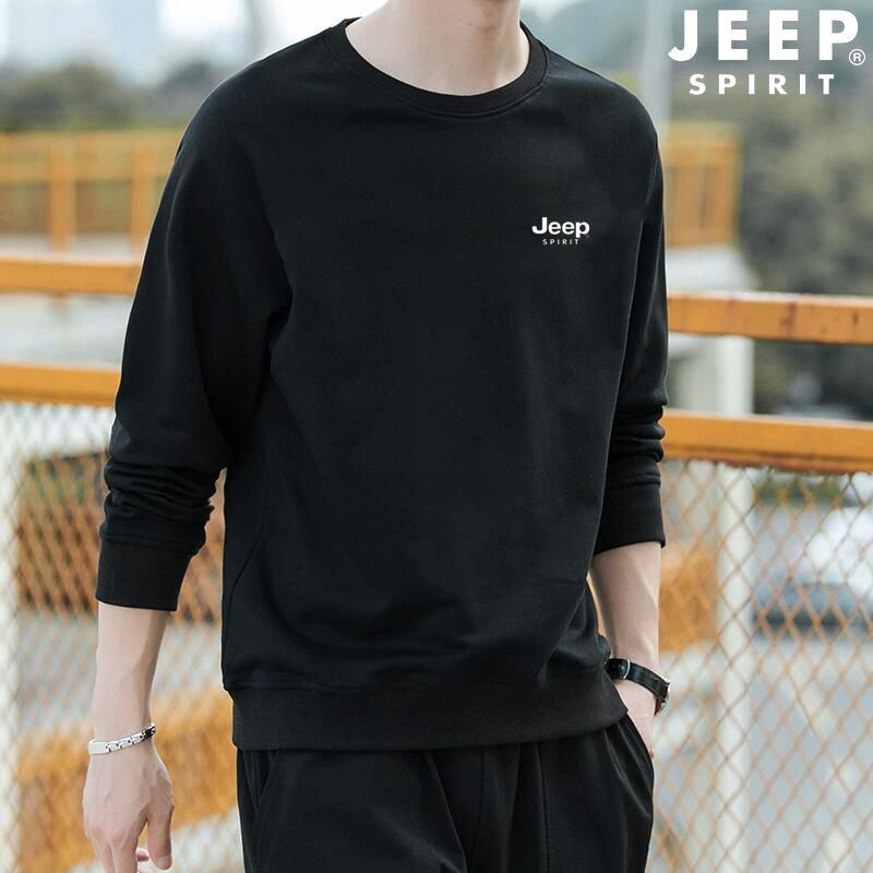Jeep Sweater Man 2021 Autumn New Trend Handsome Loose Long Sleeved T