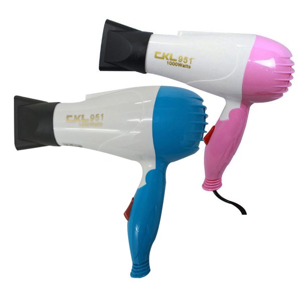 ร้านไทยชัวร์CKL Hair Dryer ไดร์เป่าผม 1000 วัตต์ รุ่น CKL-951(คละสี) สีฟ้า-ชมพู - kissy.beauty ...