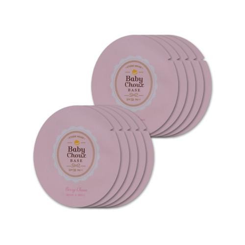 พร้อมส่ง (แพ็ค 10 ชิ้น) Tester Etude House Baby Choux Base #2 Berry ...