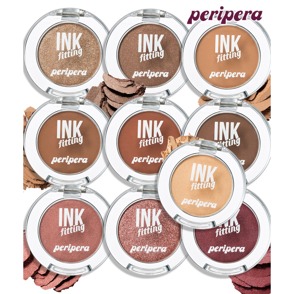 (ลดล้างสต๊อกของเเท้ฉลากไทย) Peripera Ink Fitting Shadow 1.4g อายเเชโดว์ ...