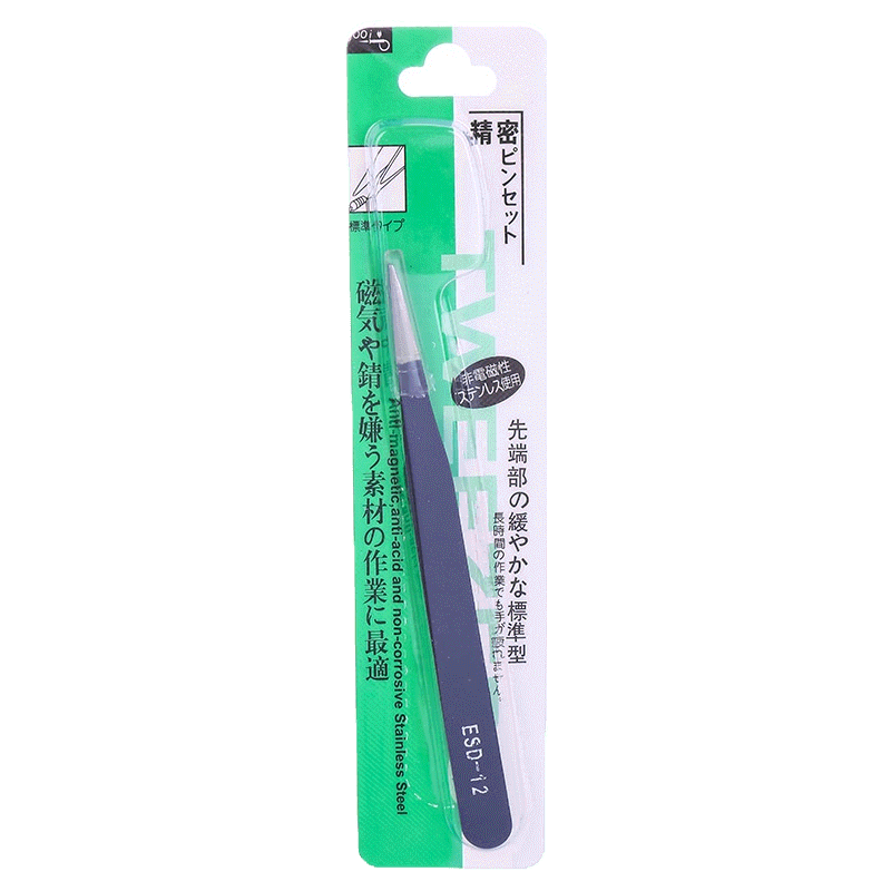 426TOOL แหนบ สแตนเลสสตีล (ป้องกันไฟฟ้าสถิต) ปลายหัวแหลม ตรง SS 15 ปลายหัวแหลม โค้ง งอ แหนบโค้งก็ ...