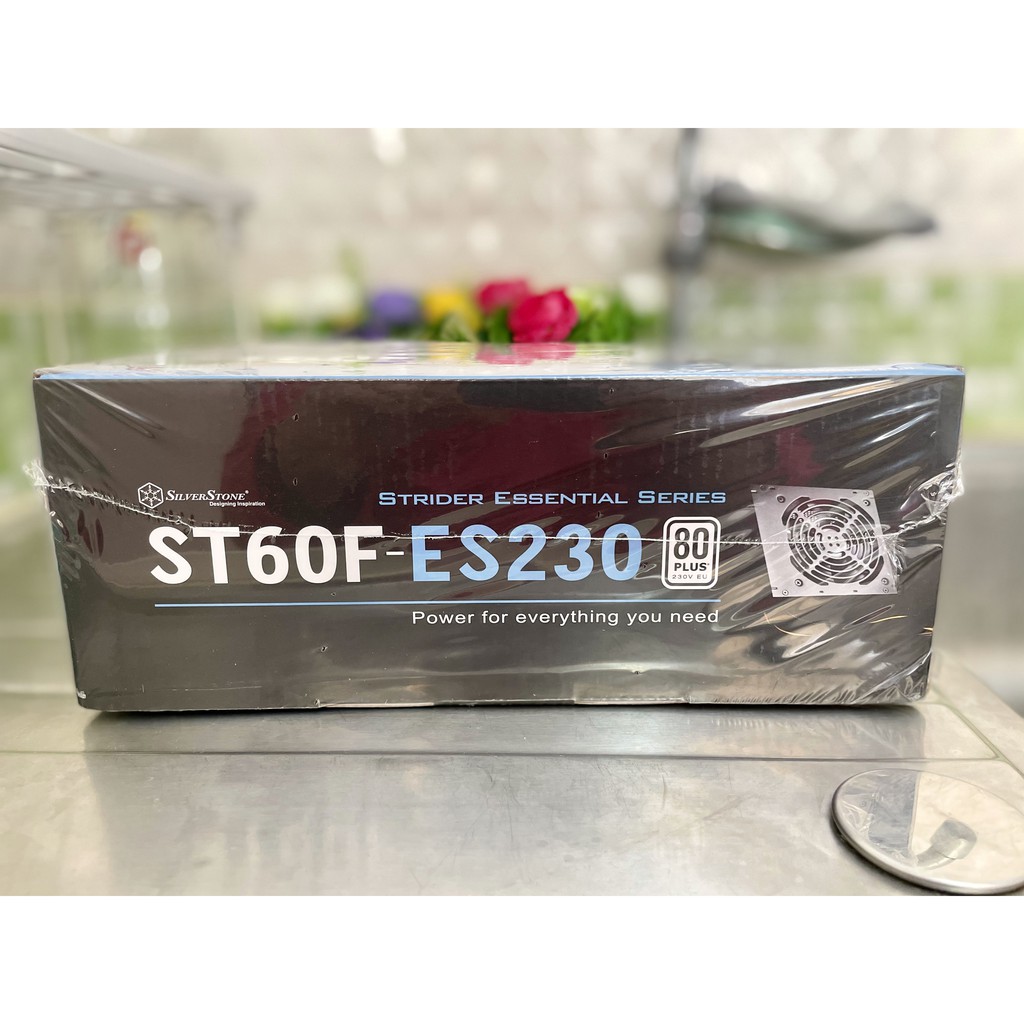 SILVERSTONE STRIDER ESSENTIAL ST60F-ES230 600W 80 PLUS พาวเวอร์ซัพพลาย ...