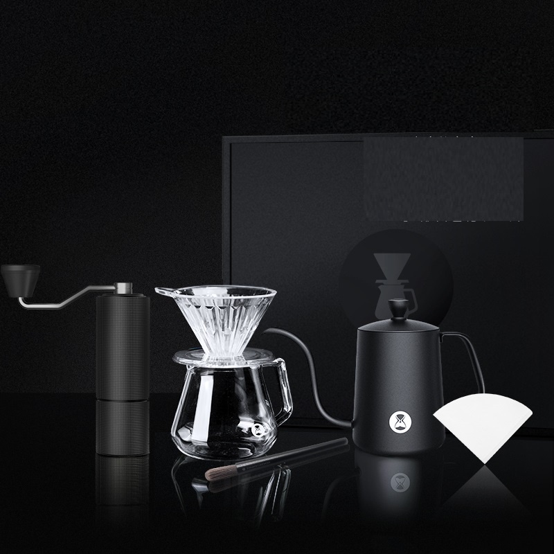 doodleshopประกัน 1 ปี ส่งฟรี Timemore C2 ชุดดริปกาแฟ สีดำ Chestnut C2 gift box set Coffee Set ...