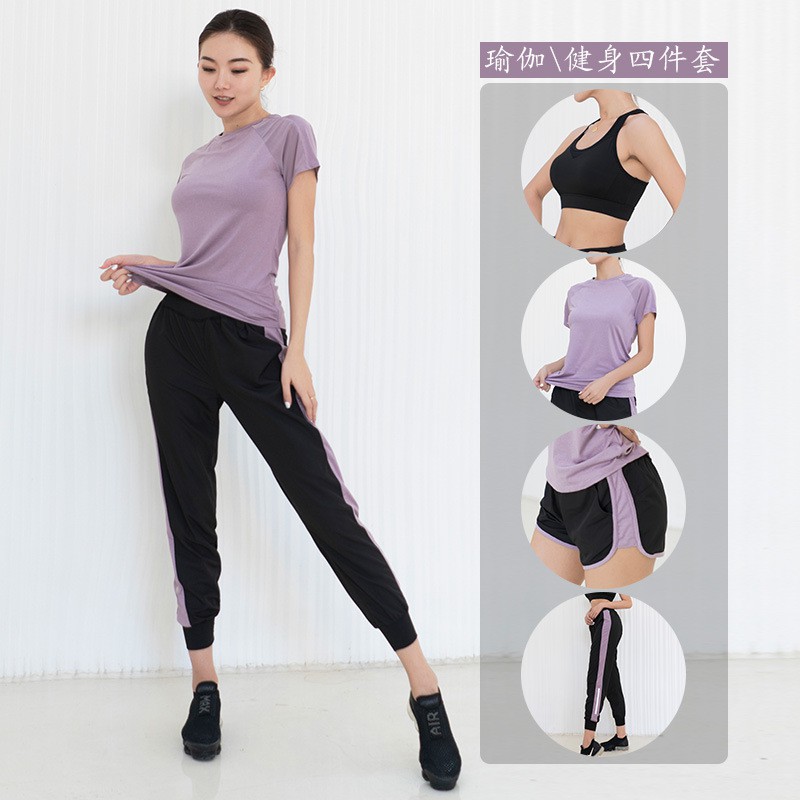 Spot Sportswear New Yoga Clothing Loose Breathable Running Fitness Yoga ...