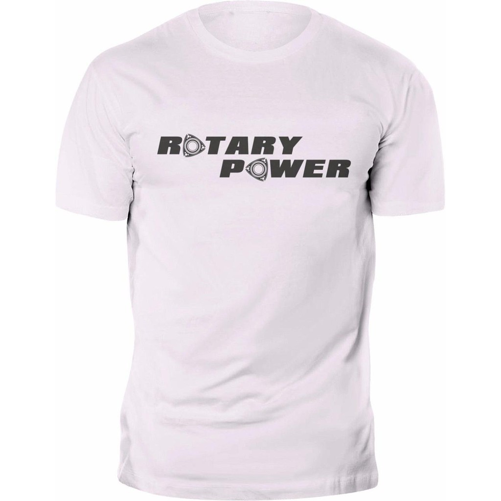 Diy cotton T-shirt Mazda Rotary Power RX7 RX8 funny JDM Tee Cotton ...