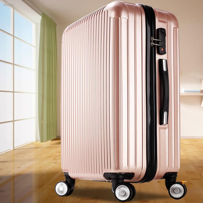۞Luggage female pull rod box male 24 case 20 leather suitcase card ...