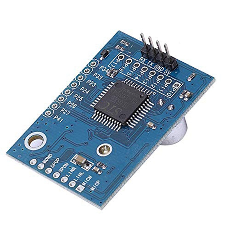 Ld3320 บอร์ดทดลองการจดจําคําพูด พร้อมตัวแปลง DA ไมโครโฟน เอาท์พุตเสียงลําโพง LD3320A สําหรับ ...