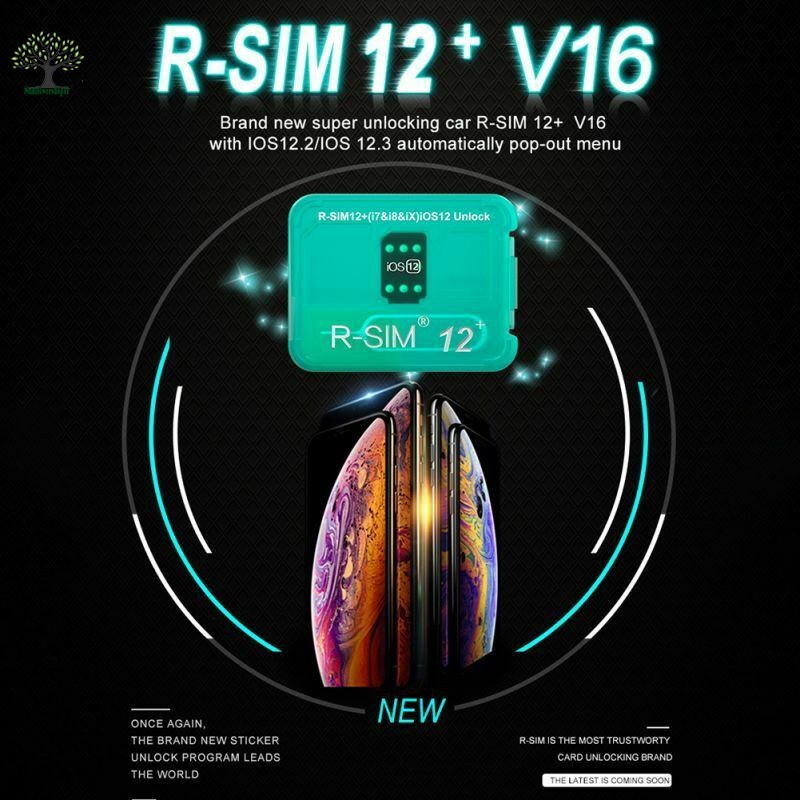 R - Sim 12 + V 16 Nano Unlocking การ์ด Rsim สําหรับ Iphone X / Xs / 8 / 7 / 6 Plus 4 G Ios 12 ...
