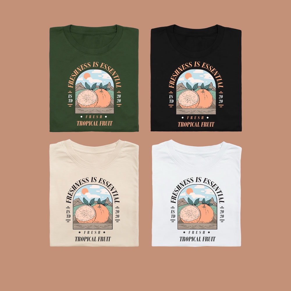 Freshness is essential เสื้อยืด T-shirt Unisex Cotton 100 - riristoree ...