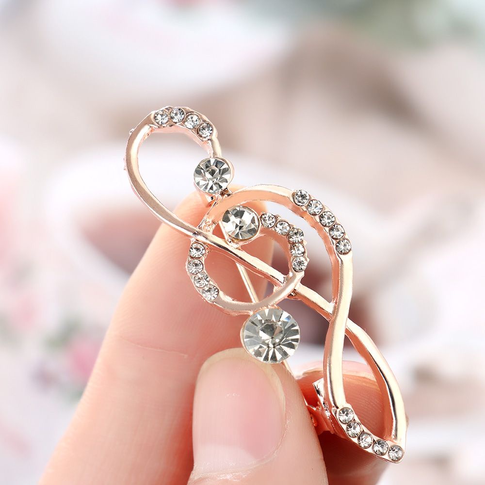 ROW Luxury Crystal Rhinestone Brooches Pin Lapel Pin Jewelry Ornaments ...