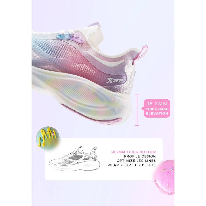 Xtep Dynamic Foam รองเท้าผ้าใบลําลองแฟชั่น น้ําหนักเบา เหมาะกับการวิ่ง ...