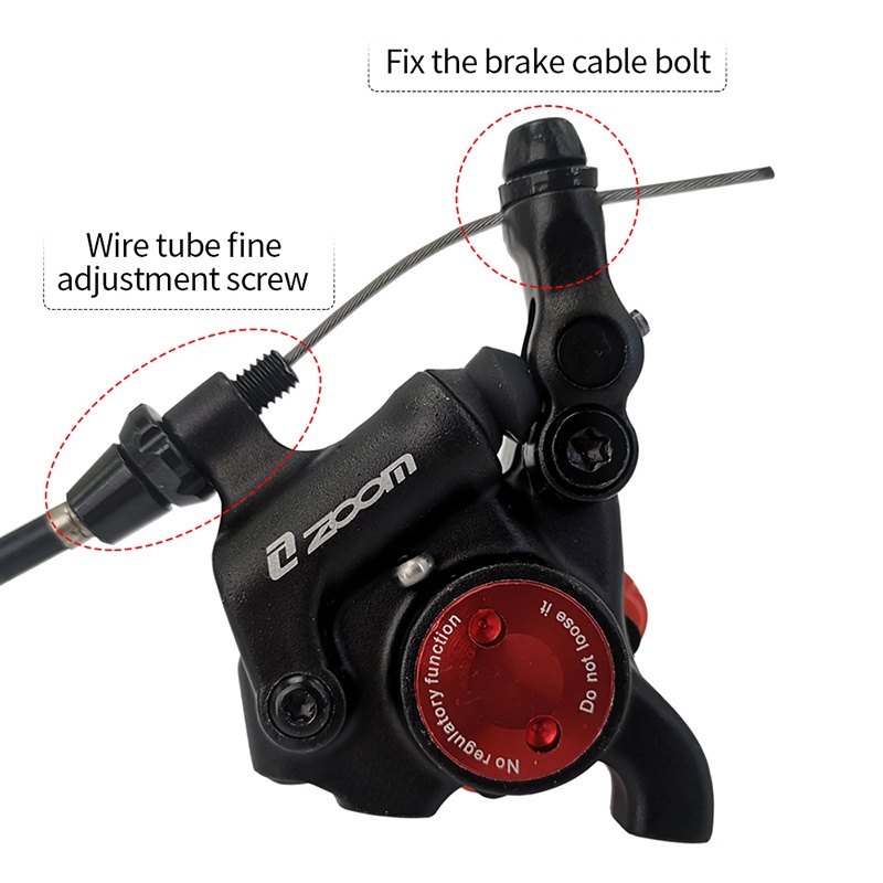 ZOOM Road Bike Hydraulic Disc Brake Calipers Line Pulling Oil Flat ...