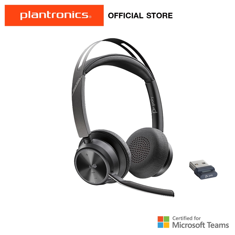 PLANTRONICS หูฟังบลูทูธ VOYAGER FOCUS 2 UC WIRELESS HEADSET MICROSOFT ...
