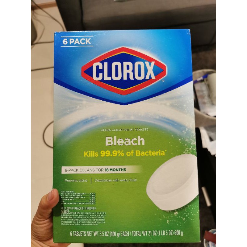 SIX PACK พร้อมส่งClorox Bleach (6 ก้อนกล่อง) ก้อนทำความสะอาดชักโครก ฆ่า ...