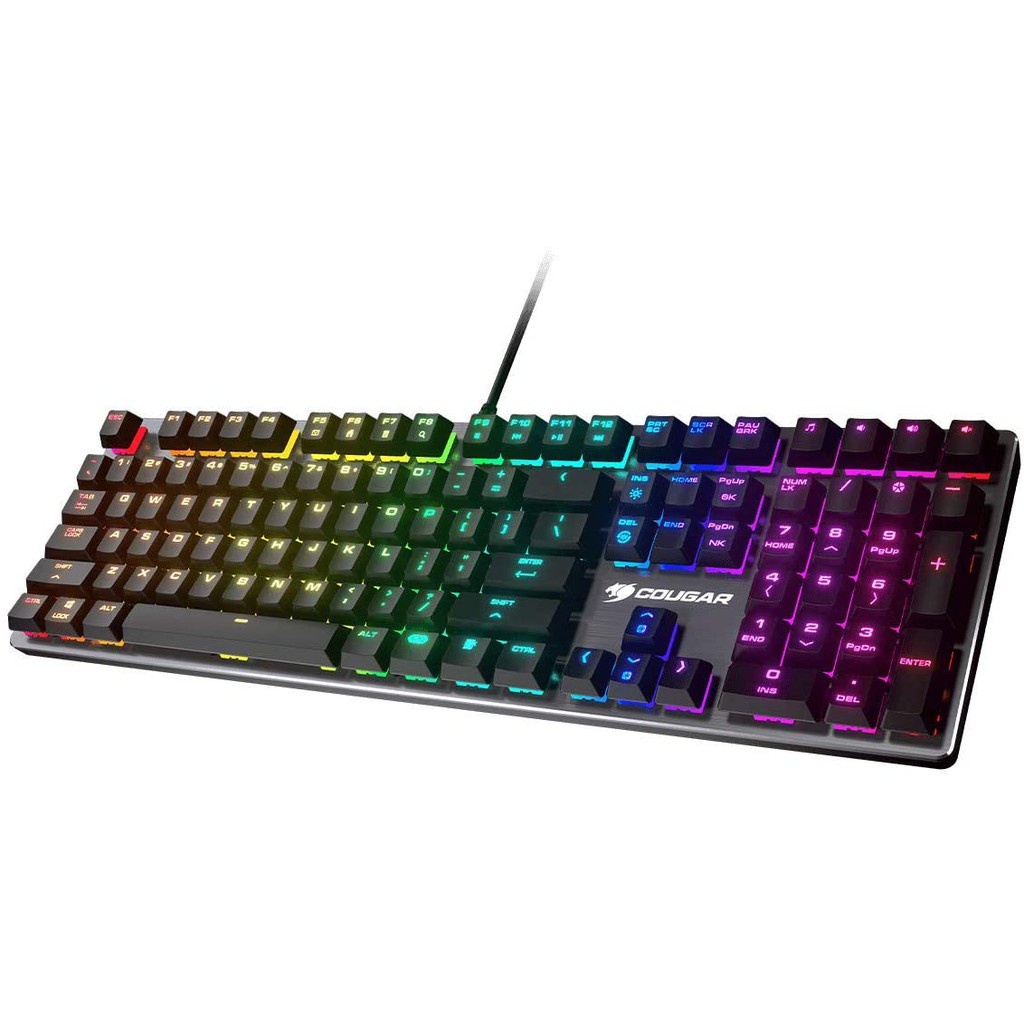 (TH) Cougar Vantar MX Mechanical Gaming Keyboard RGB Low Profile Aluminium ck350 k586 คีย์บอร์ด ...