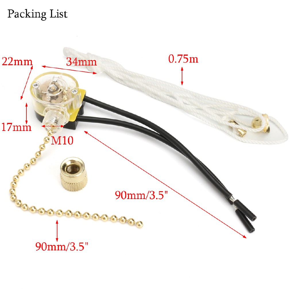 How To Wire A Ceiling Fan Pull Switch | Shelly Lighting