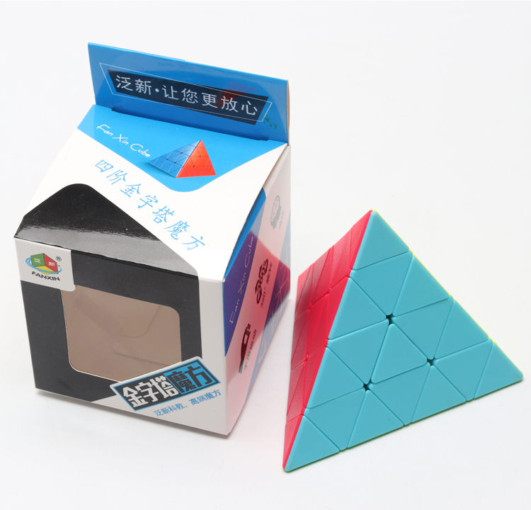 ลูกบาศก์ของรูบิคPan-New Fourth-Level Pyraminx 4Step Shaped Triangle ...