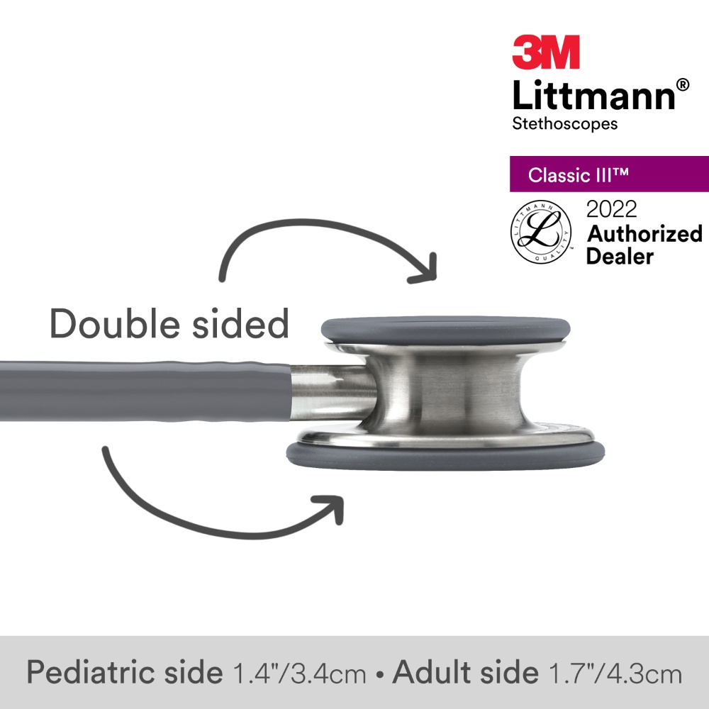 3M Littmann Classic III 27 inch 5621 (Gray Tube Standard-Finish ...