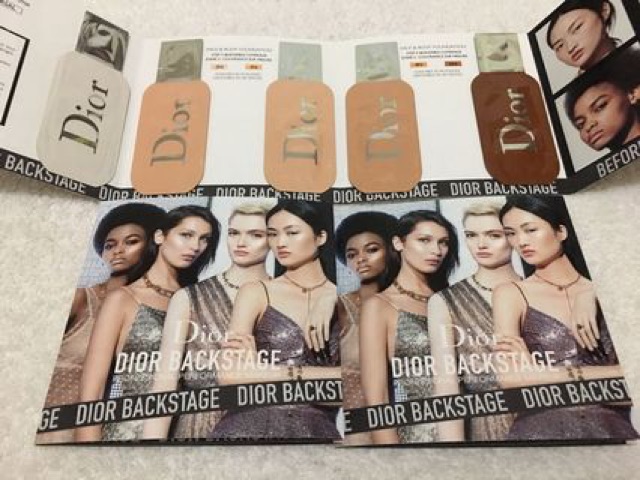 Tester Dior Backstage Face & Body Primer And Foundation Sample 1.5 ml x ...