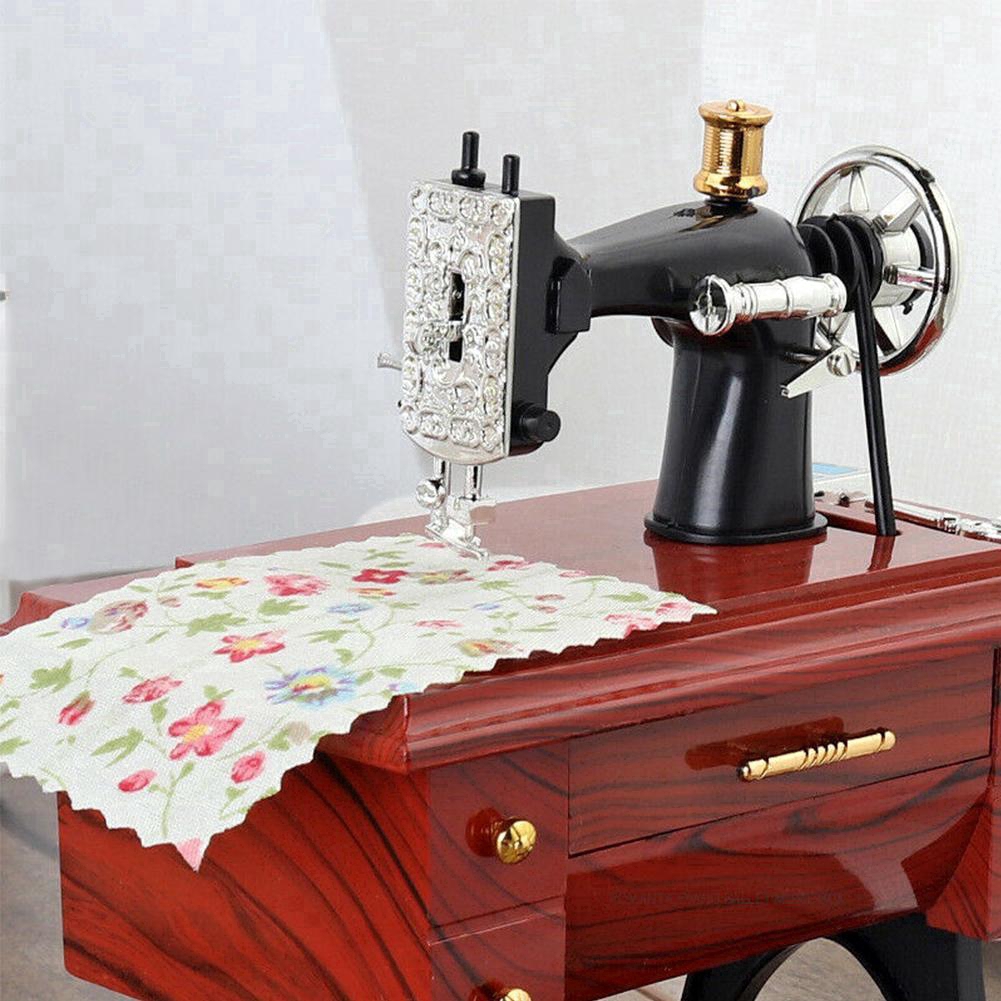 Mini Sewing Machine Shape Music Box Gifts J8G1 de6h - enq0l1wrr5 - ThaiPick